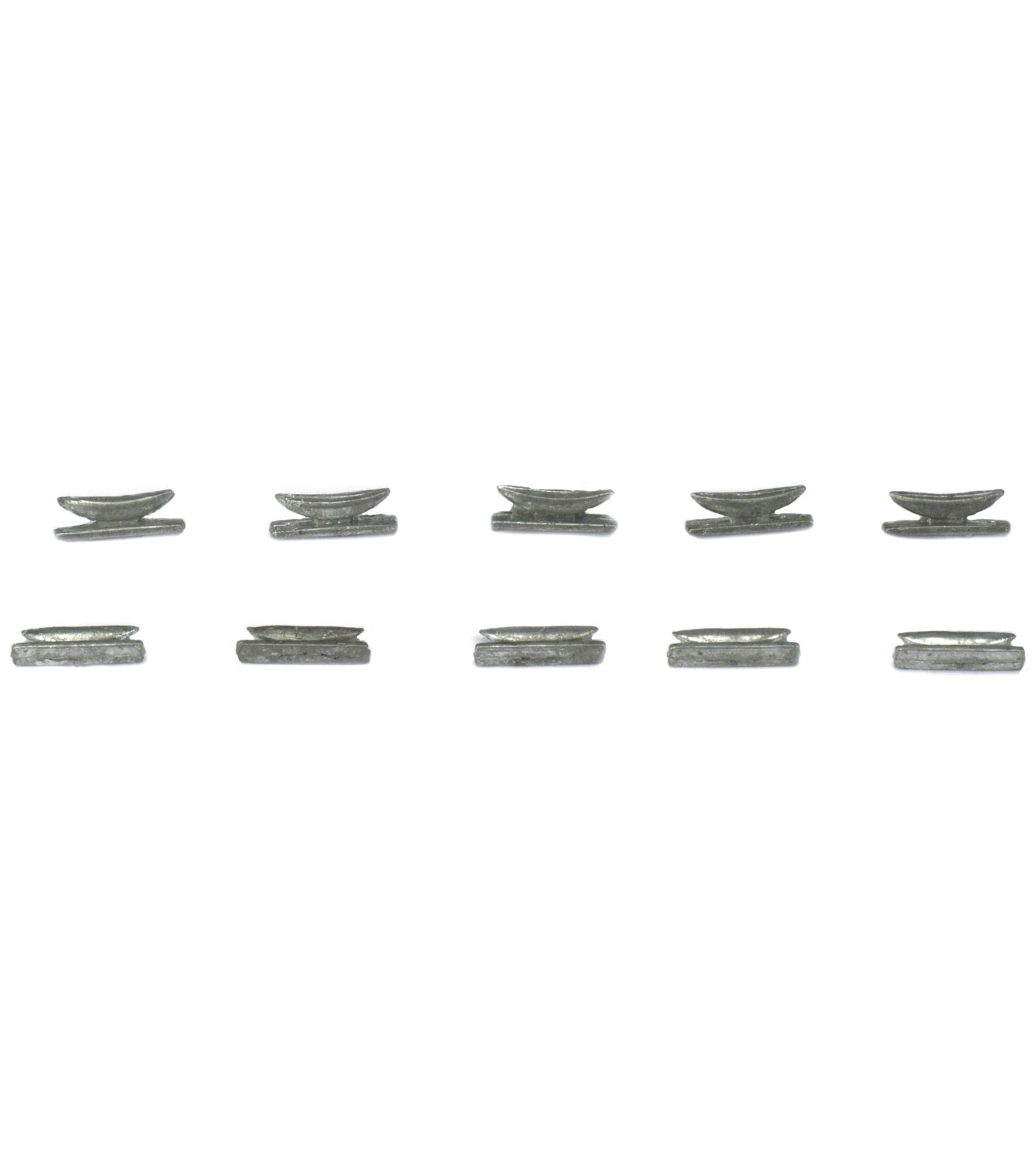 Metal Cleat 9 mm (10 Units) for Ship Models