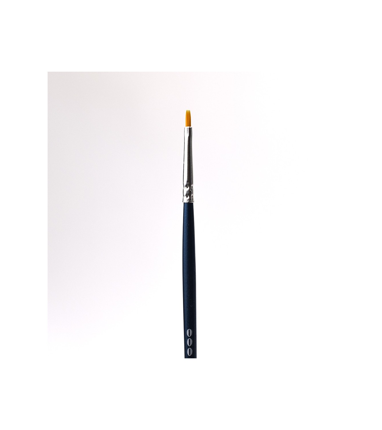 Synthetic Hair Flat Brush (000) Paint Models & Crafts Easily