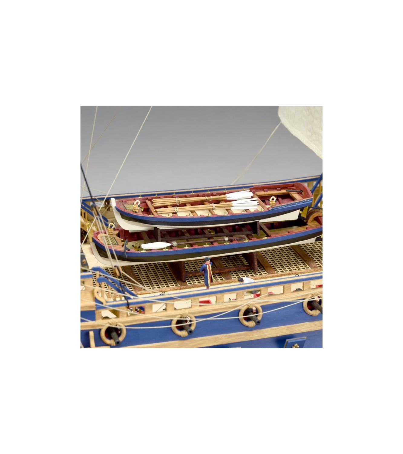 Wooden Model Ship Kit Soleil Royal 1:72. French Gun Vessel