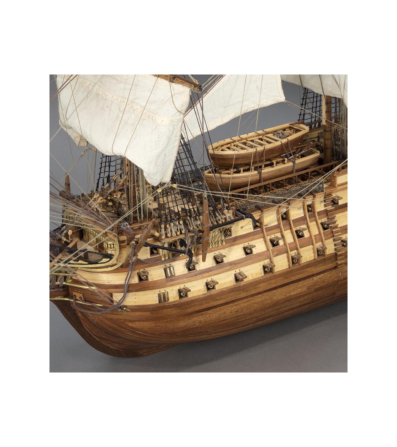 Wooden Model Ship Kit Spanish Line Ship Santa Ana 1:84 Scale
