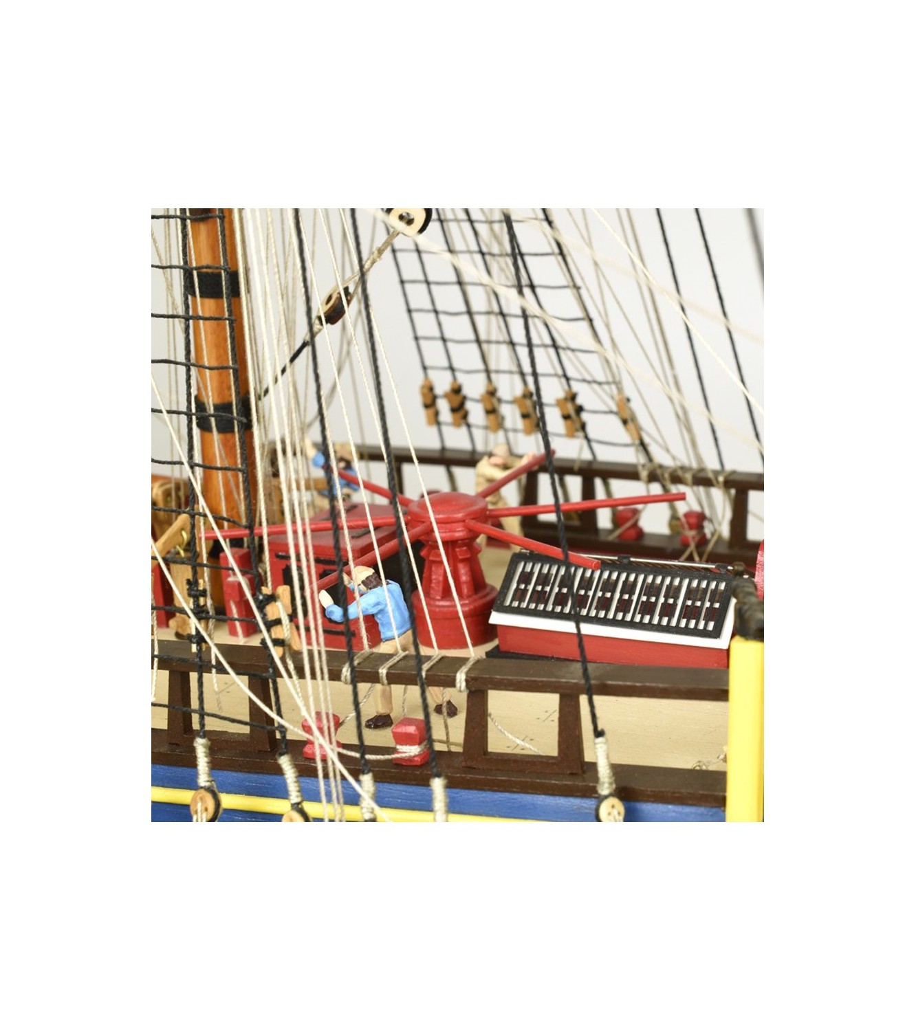 Wooden Model Ship Kit: HMS Endeavour 1:65 scale. James Cook
