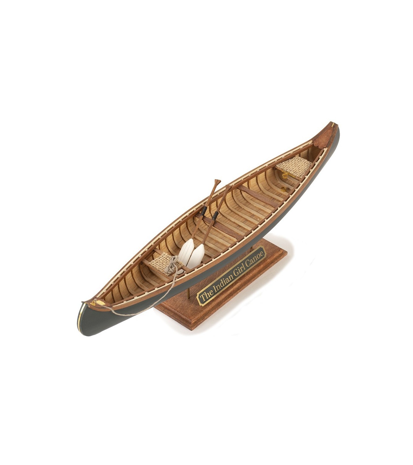 De Indian Girl Kano Schaal 1:16. Houten Modelboot