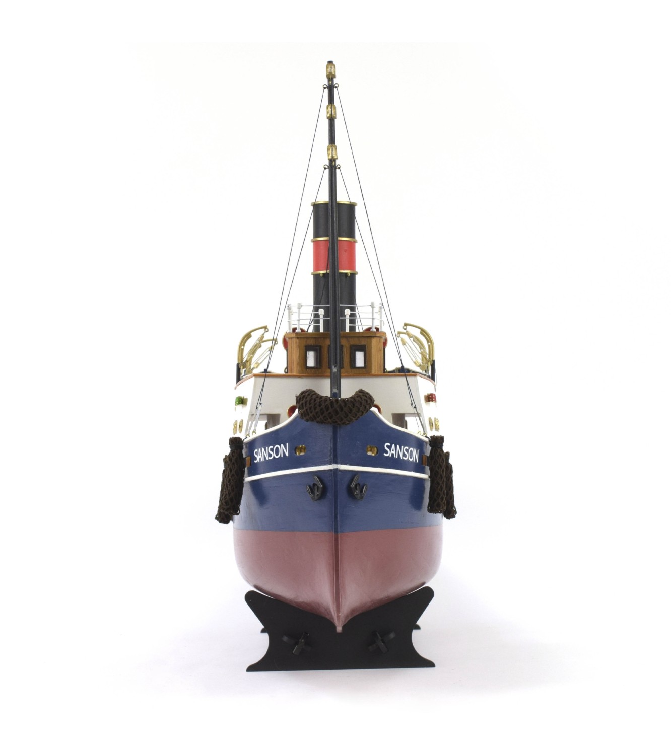 Wooden Model Ship Kit. 1940's Tugboat Sanson at 1:50 Scale
