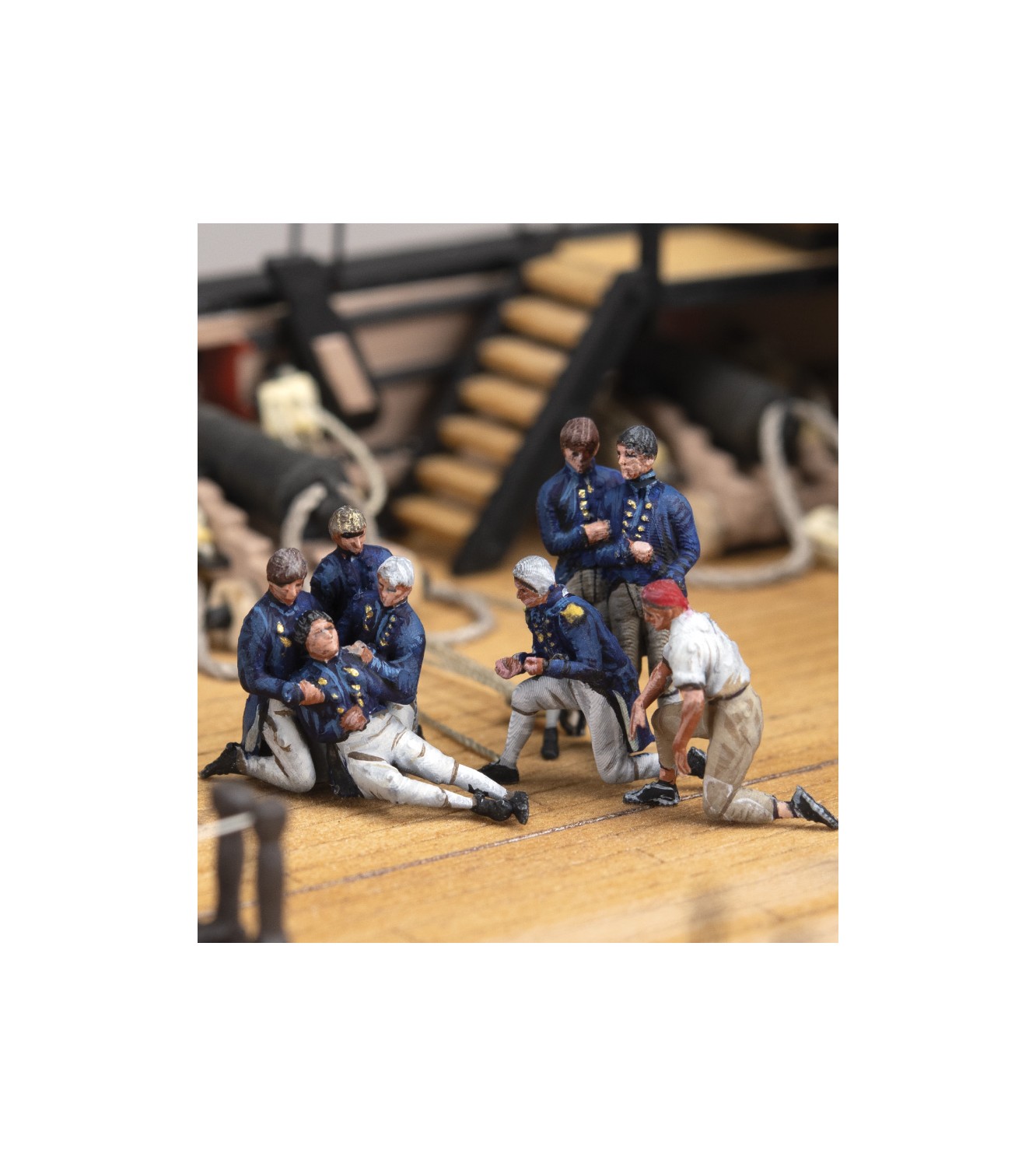 New Set of 19 Metal Figures for Ships British Royal Navy