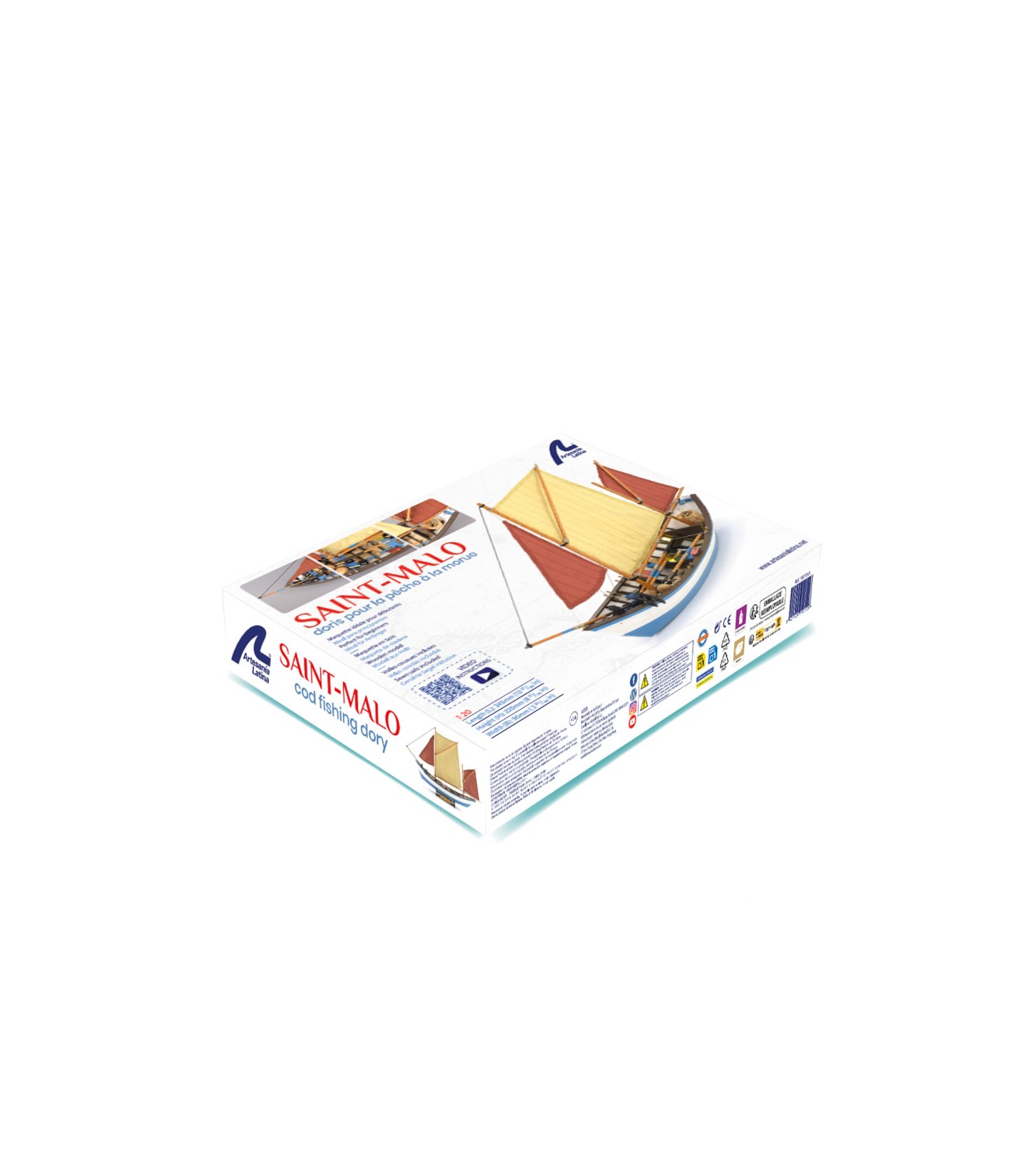 SAINT MALO. Französisch Doris Fischerboot Modell 1:20