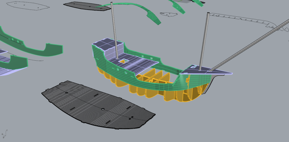 Santa Maria Caravel Model: renewed ship model, more details & lightness