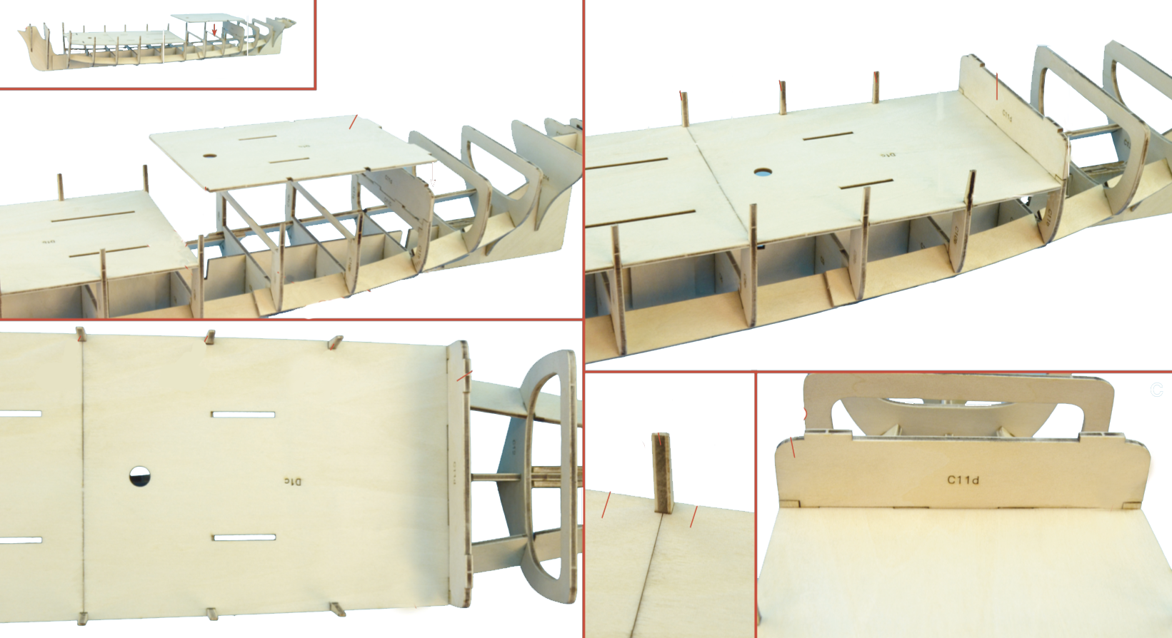 Construction Coque de Navire : Assemblage Maquette Bateau en Bois (III)