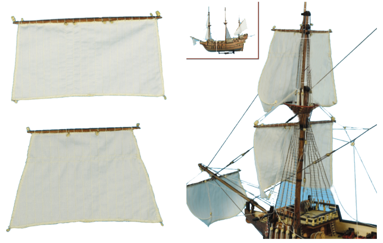 Ship Model Rigging: Assembly of a Wooden Boat Model (V)