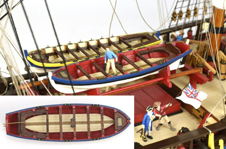 HMS Endeavour Ship Model: 2021 Renewed Wooden Naval Modeling Kit