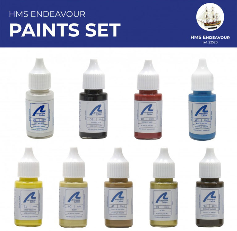 HMS Endeavour Ship Model: 2021 Renewed Wooden Naval Modeling Kit