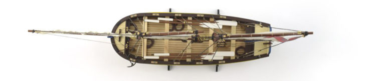 HMS Endeavour Longboat Model: 2022 Renewed Ship Modeling Kit!