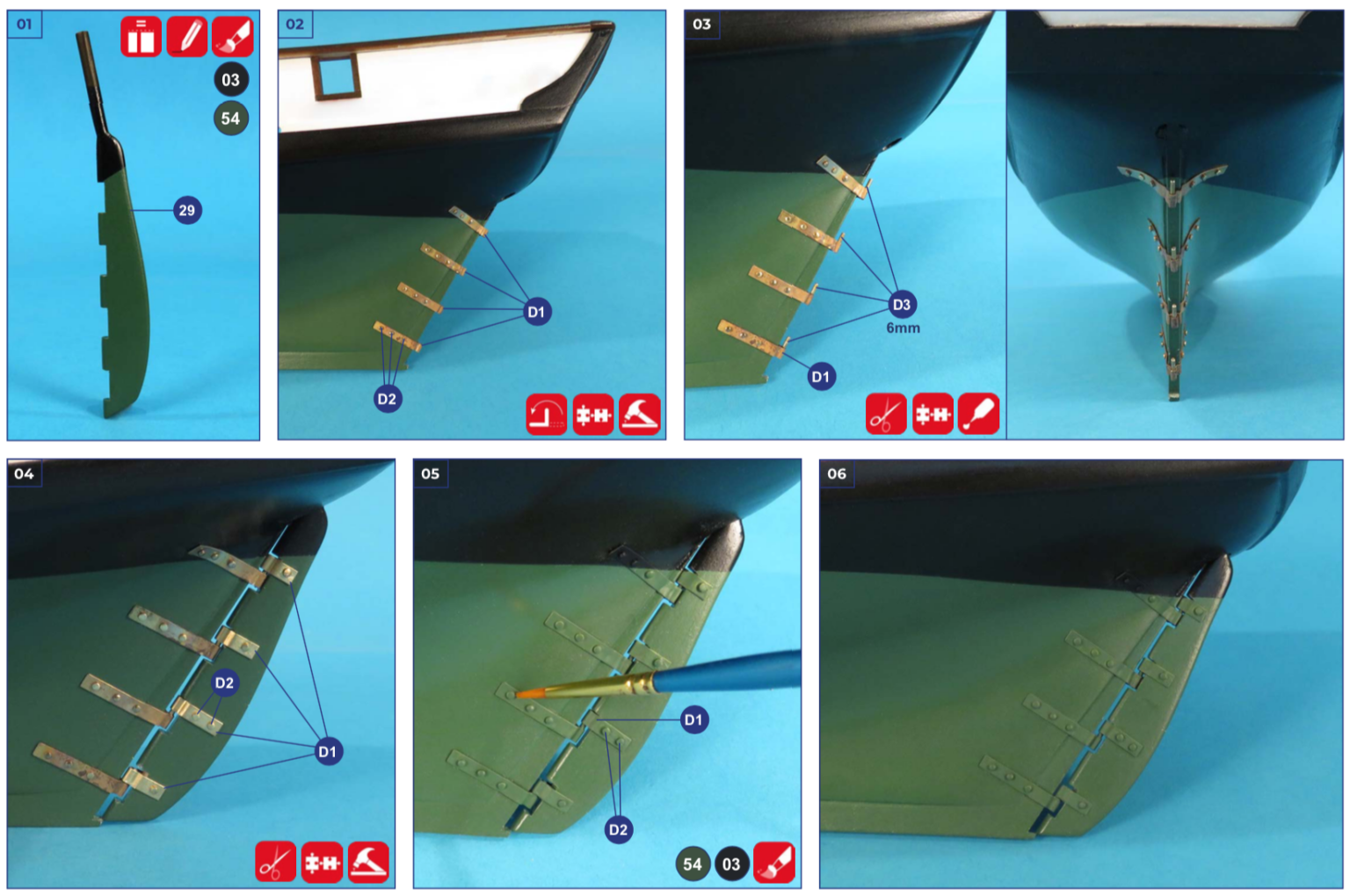 Harvey Model Ship in Wood at 1:60 Scale: American Schooner from 19th