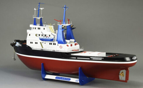 R/C Tugboat Model Atlantic: Majestic Navigable and Lightable Model Ship
