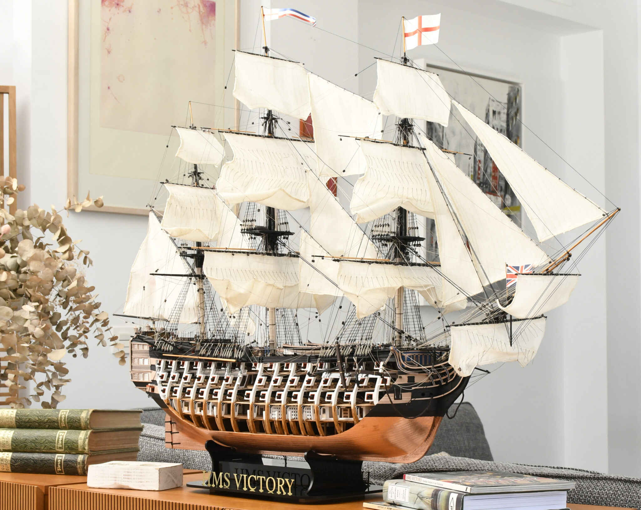HMS Victory Modeling Kit at 1/84 Scale: Most Famous Vessel in Sailing