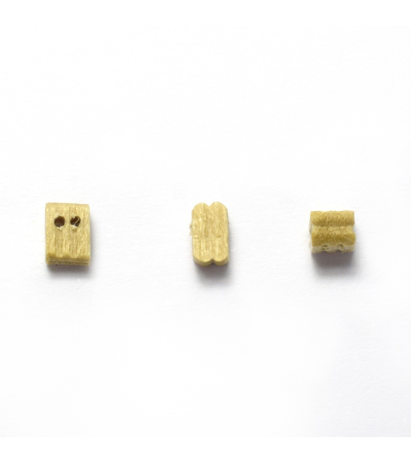 Double Block in Boxwood 3 mm (18 Units) for Model Ships
