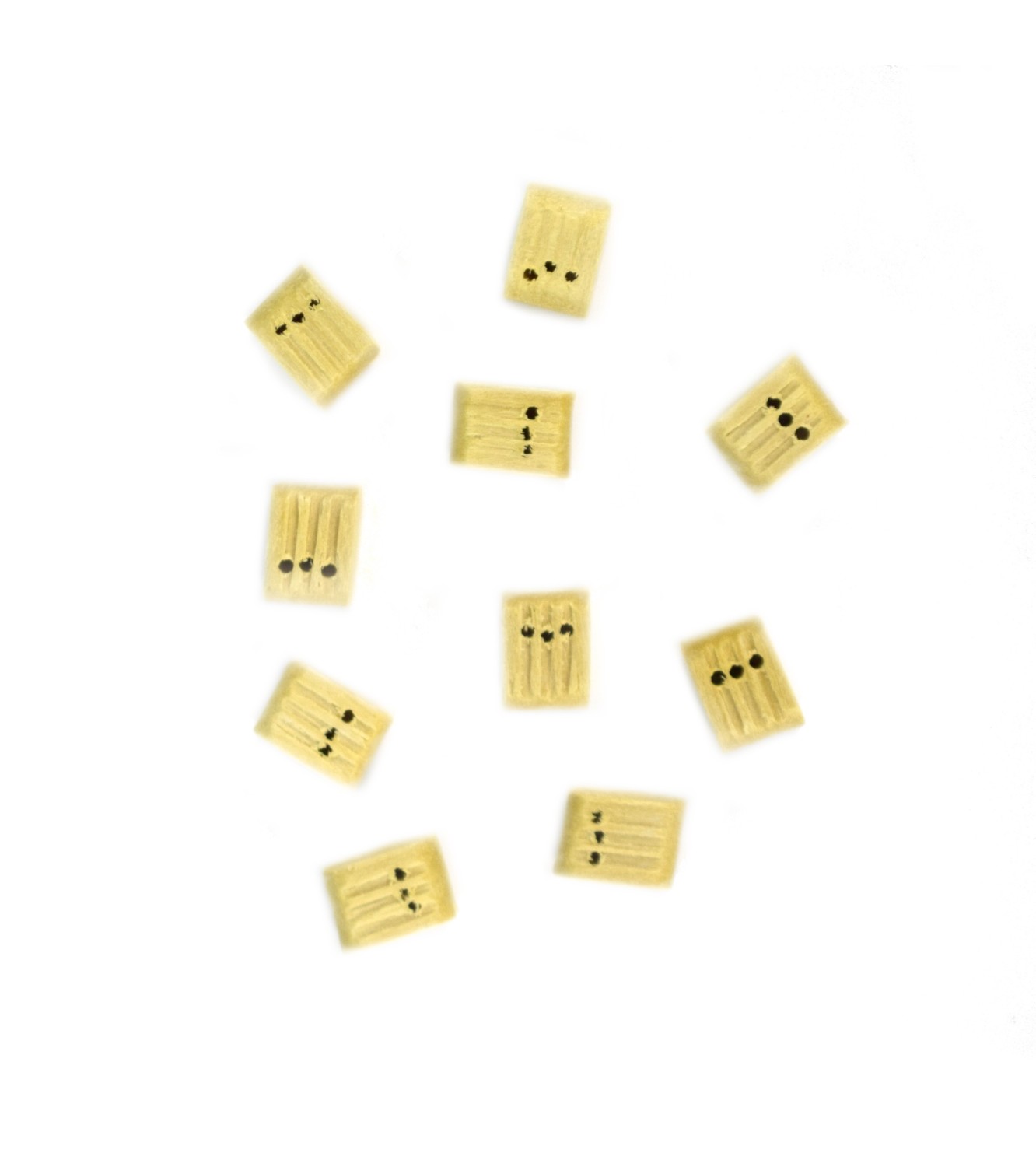 Triple Block in Boxwood 7 mm (10 Units) for Model Ships