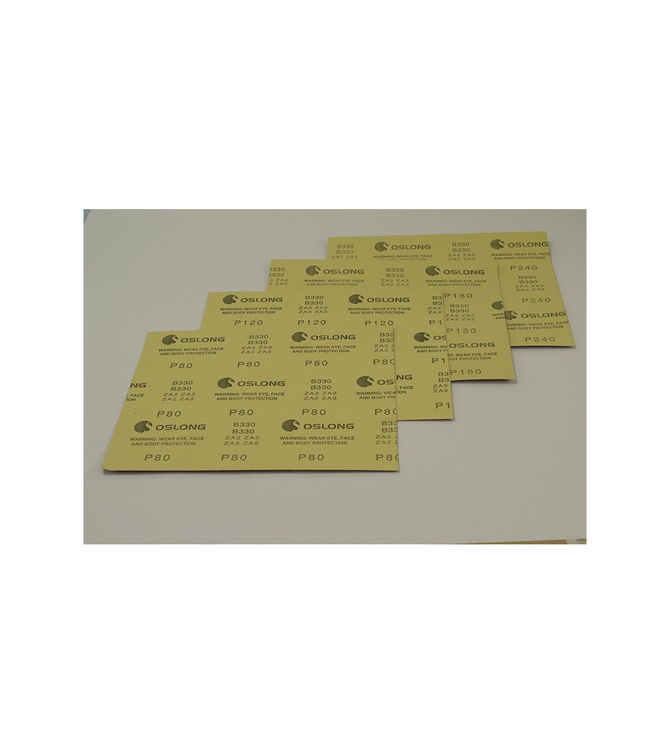 Set grof schuurpapier 80, 120, 180, 240 Modelbouw en handwerk