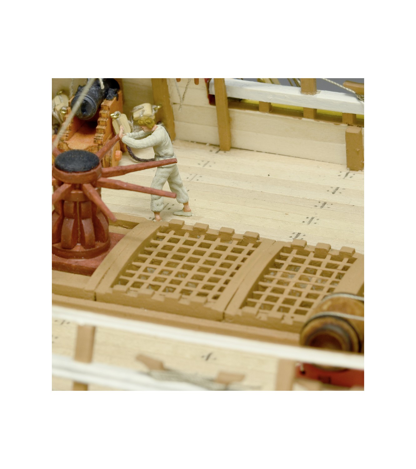 Grating in Birch Wood 60 mm (30 Units) for Ship Modeling