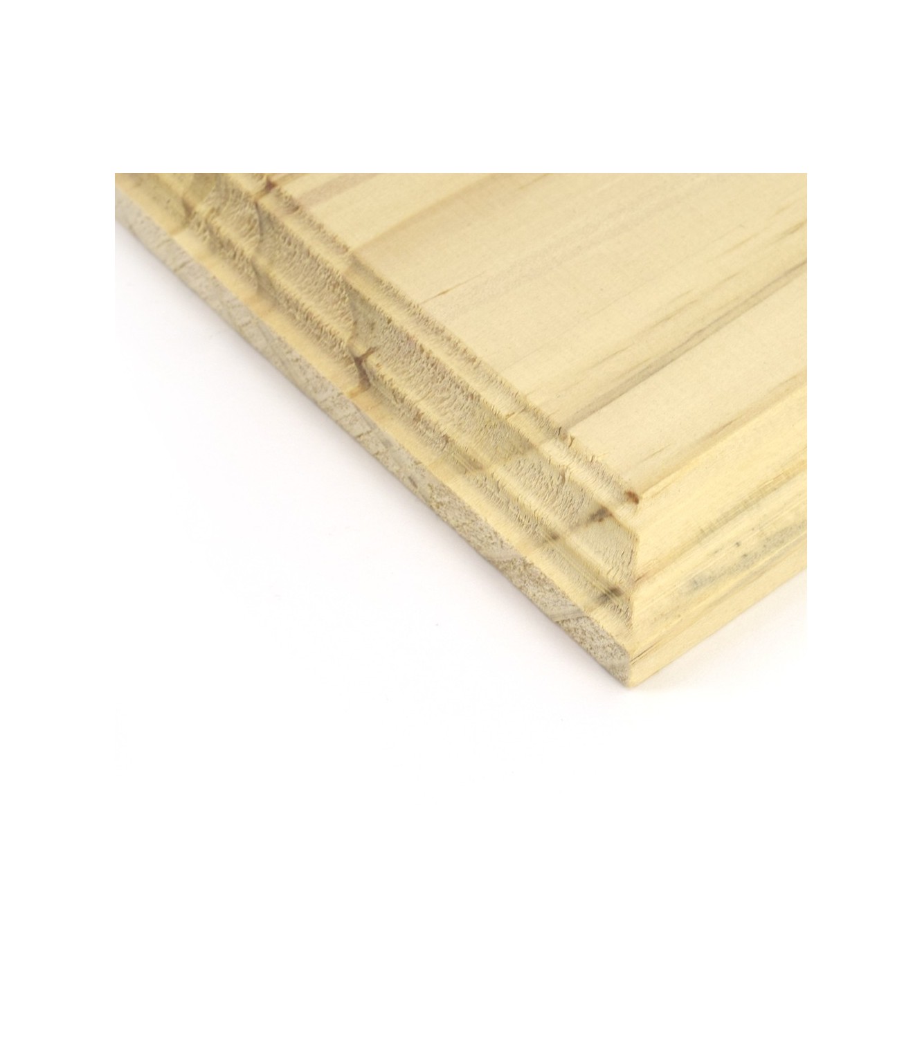 Solid Pine Wooden Exhibition Base Rectangular Shape (7.08''x4.33'')