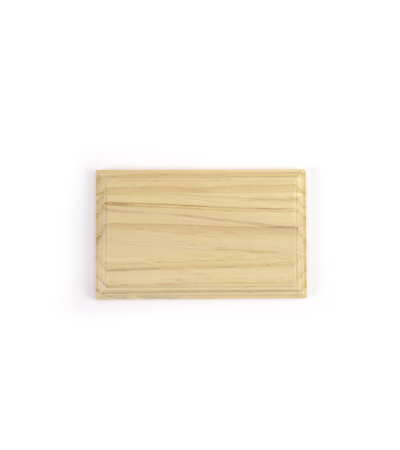Solid Pine Wooden Exhibition Base Rectangular Shape (7.08''x4.33'')