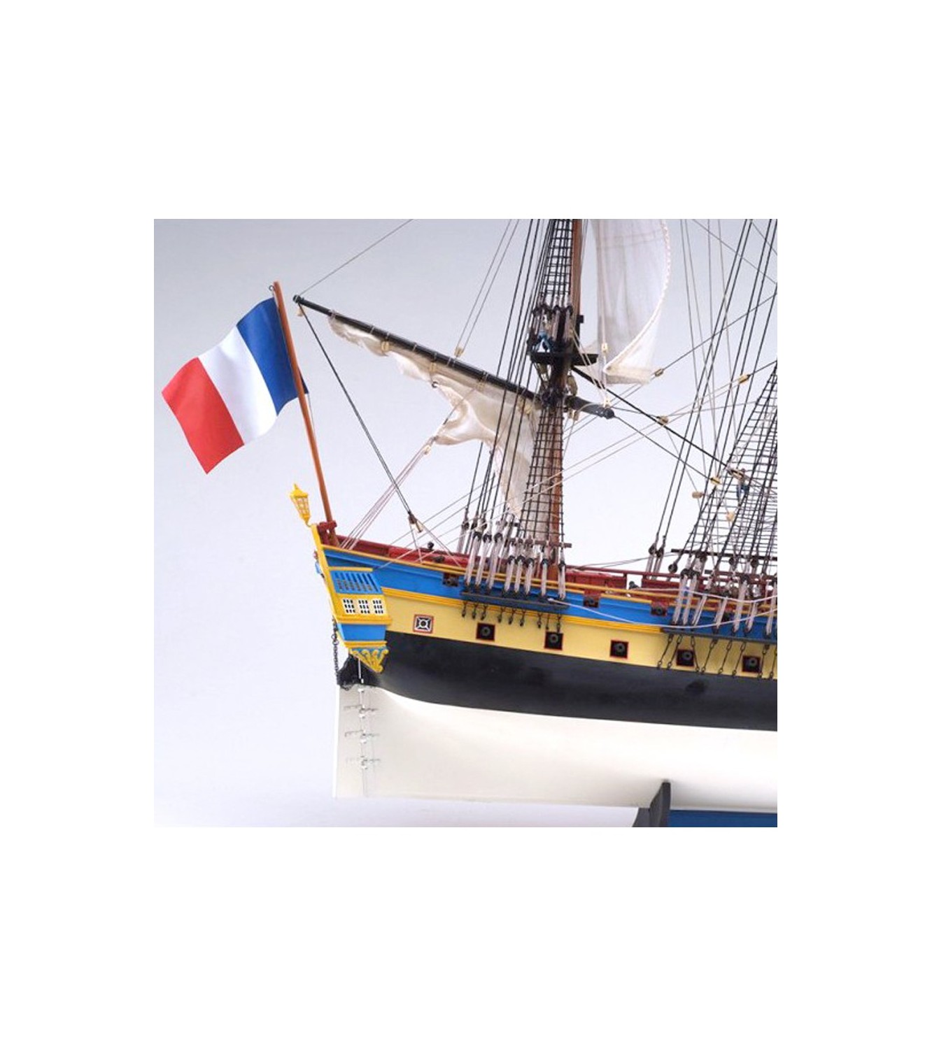 Wooden Model Ship Kit Hermione La Fayette Frigate 1:89 Scale