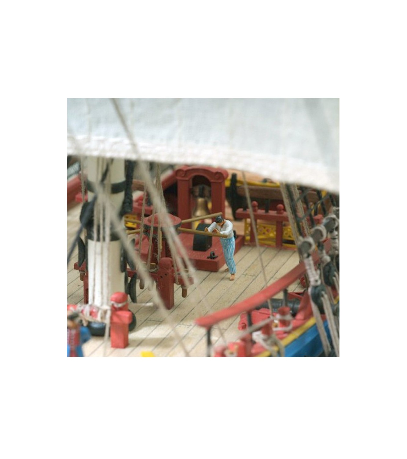 Wooden Model Ship Kit Hermione La Fayette Frigate 1:89 Scale