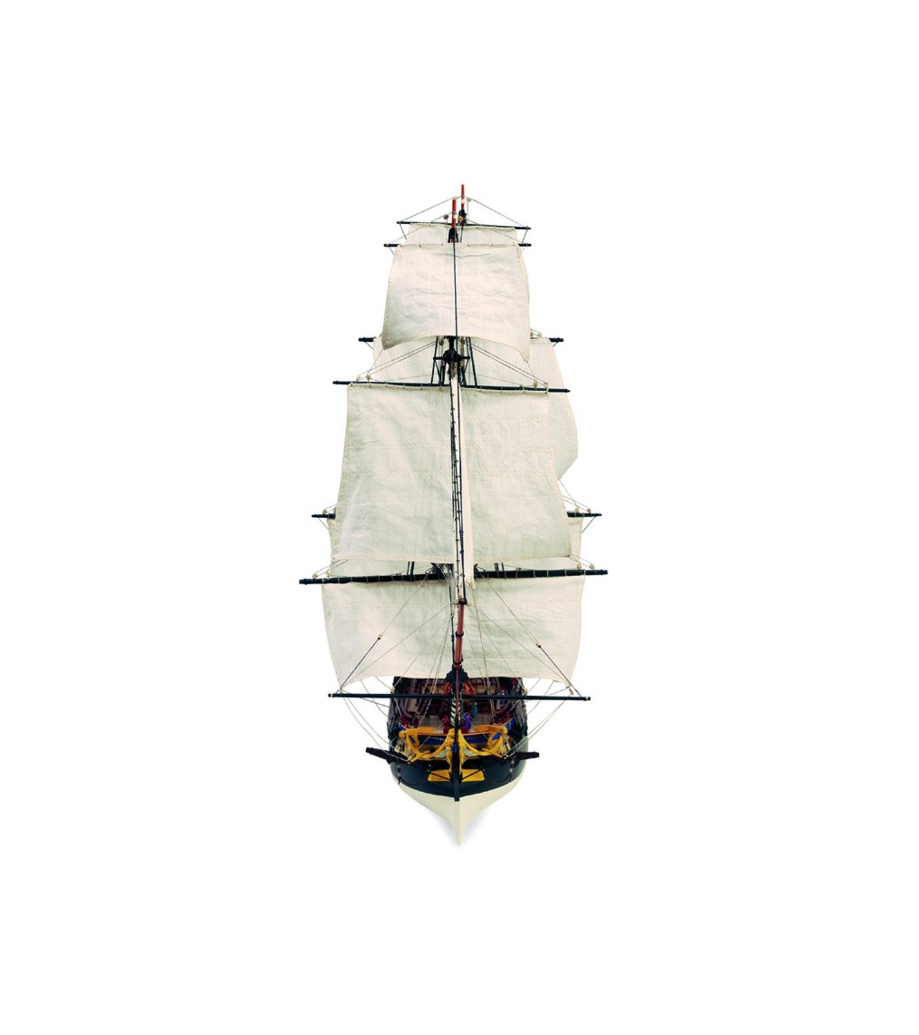 Wooden Model Ship Kit Hermione La Fayette Frigate 1:89 Scale