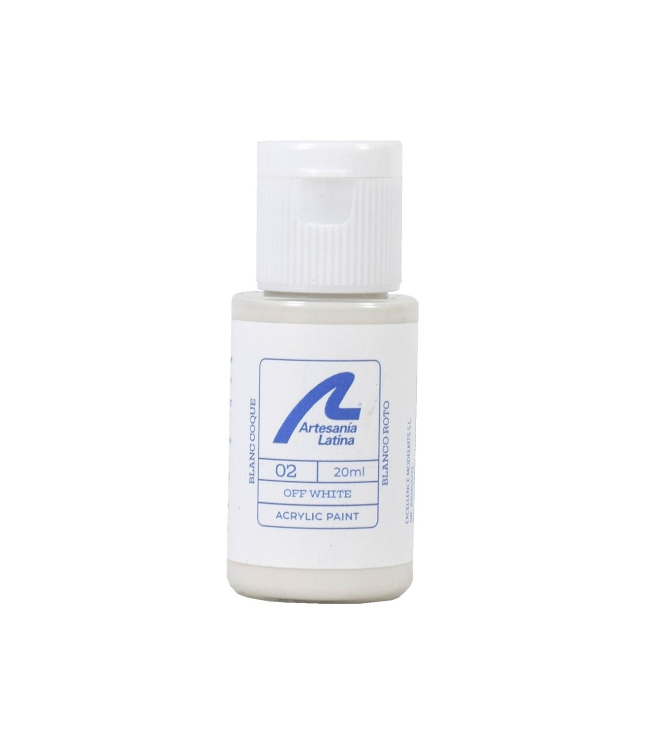 Acrylverf op waterbasis Gebroken Wit (20 ml): Modelbouw & Ambachten