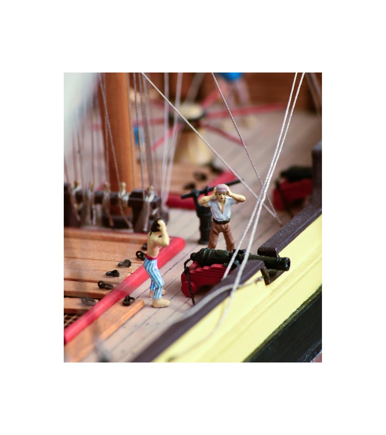 Wooden Model Ship Kit: English Armed Brig HMS Supply at 1:50