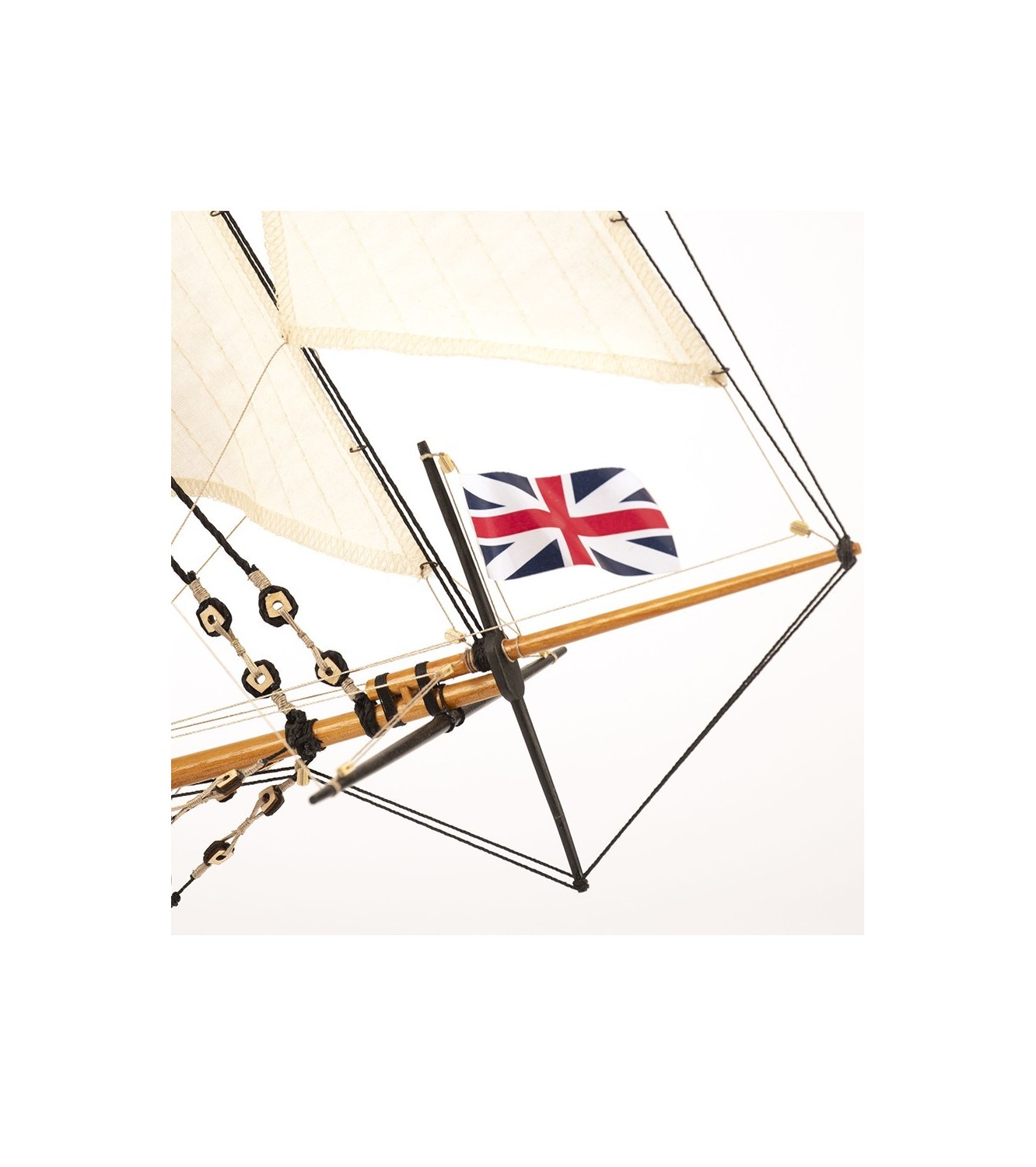 Wooden Model Ship Kit: English Armed Brig HMS Supply at 1:50