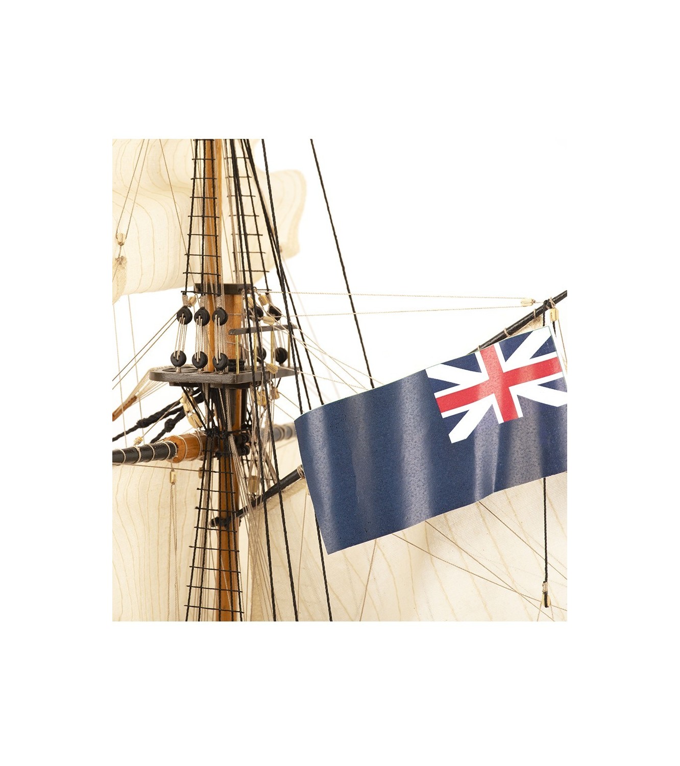 Wooden Model Ship Kit: English Armed Brig HMS Supply at 1:50