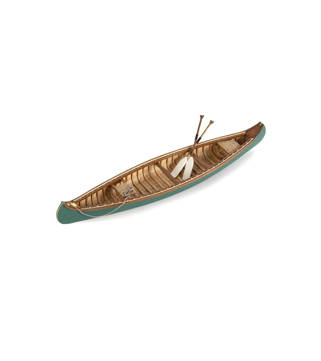 Wooden Model Ship Kit Indian Girl Canoe 1:16 Scale