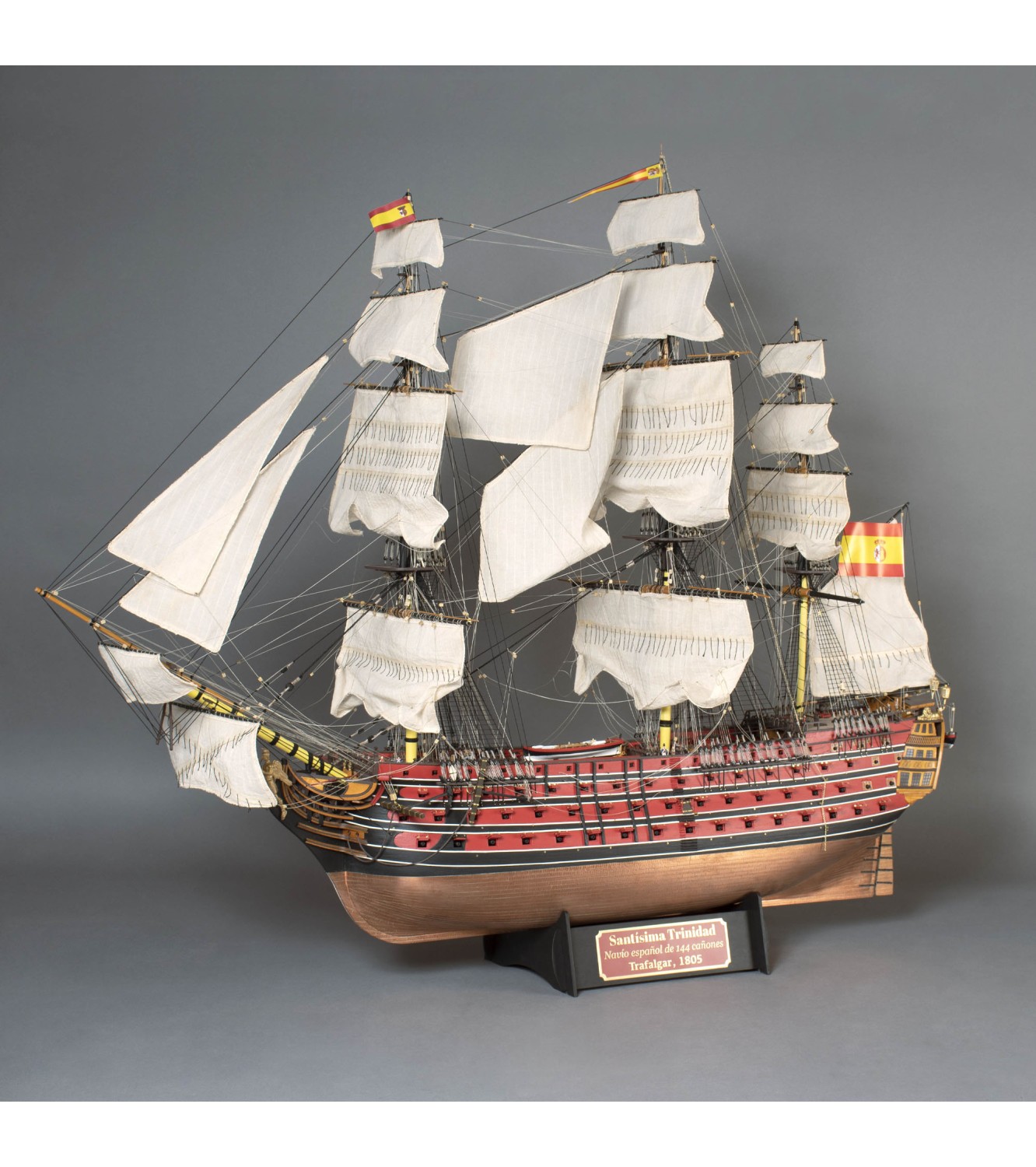 Wooden Model Kit Spanish Line Ship Santísima Trinidad 1:84