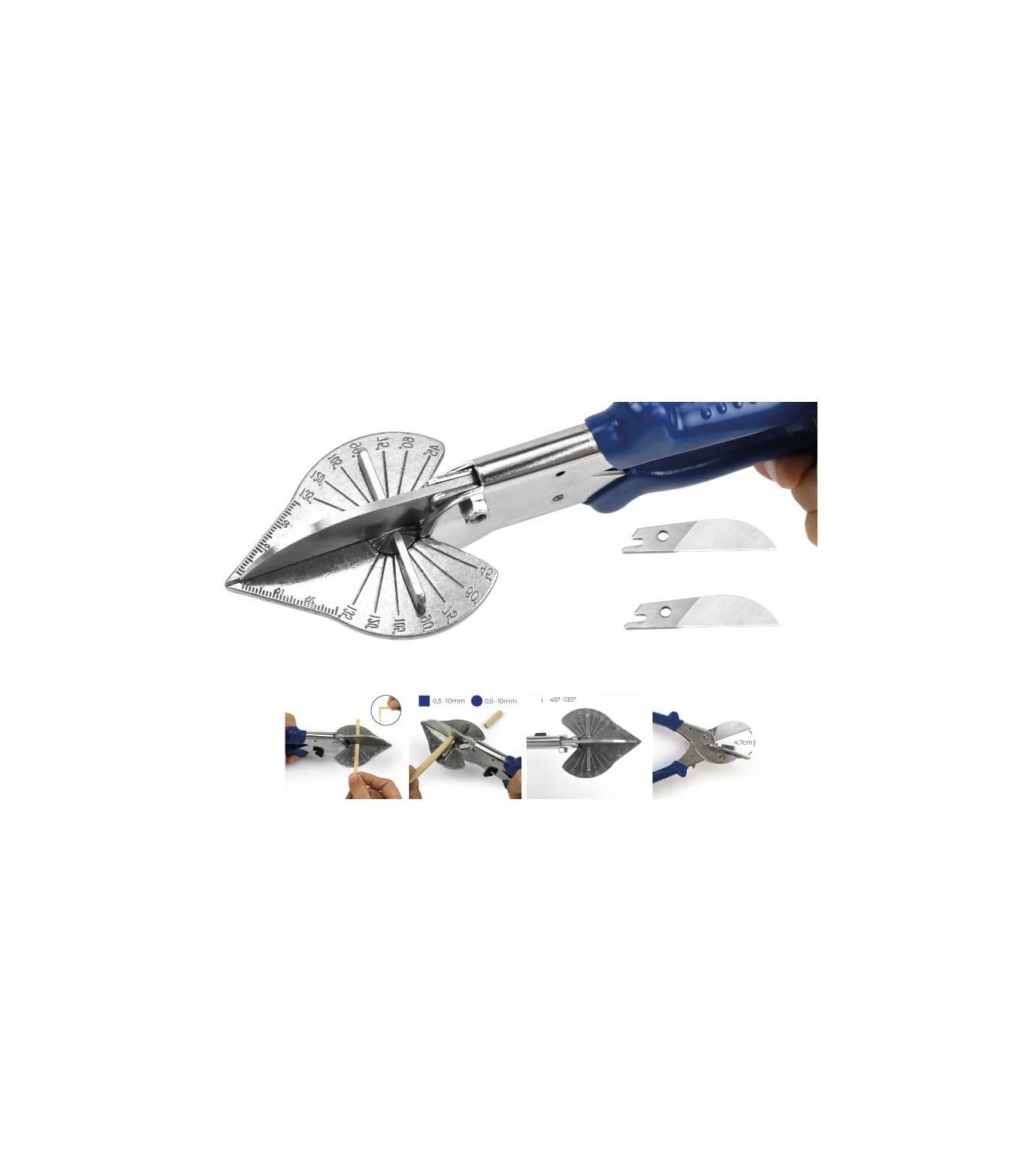 New Multi-angle Mitre Cutter with 2 Blades