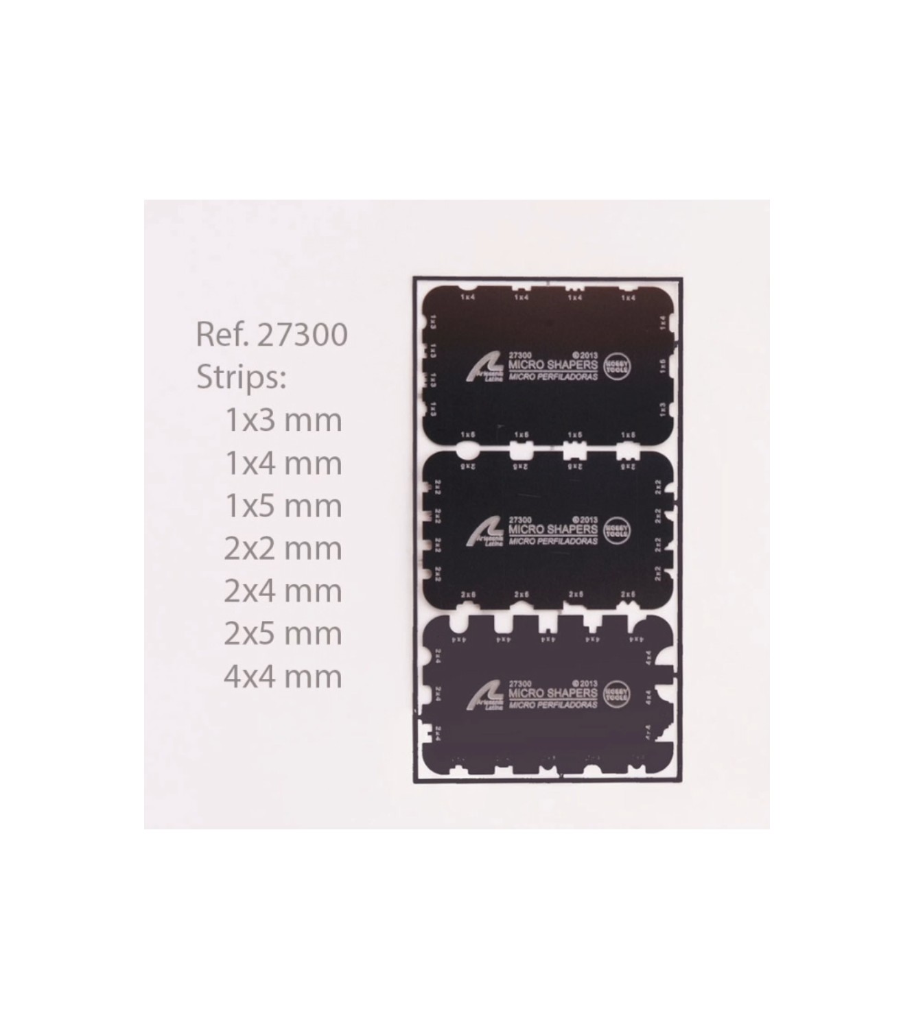 Micro Moulding Scrapers A / Micro Shapers for Model Building