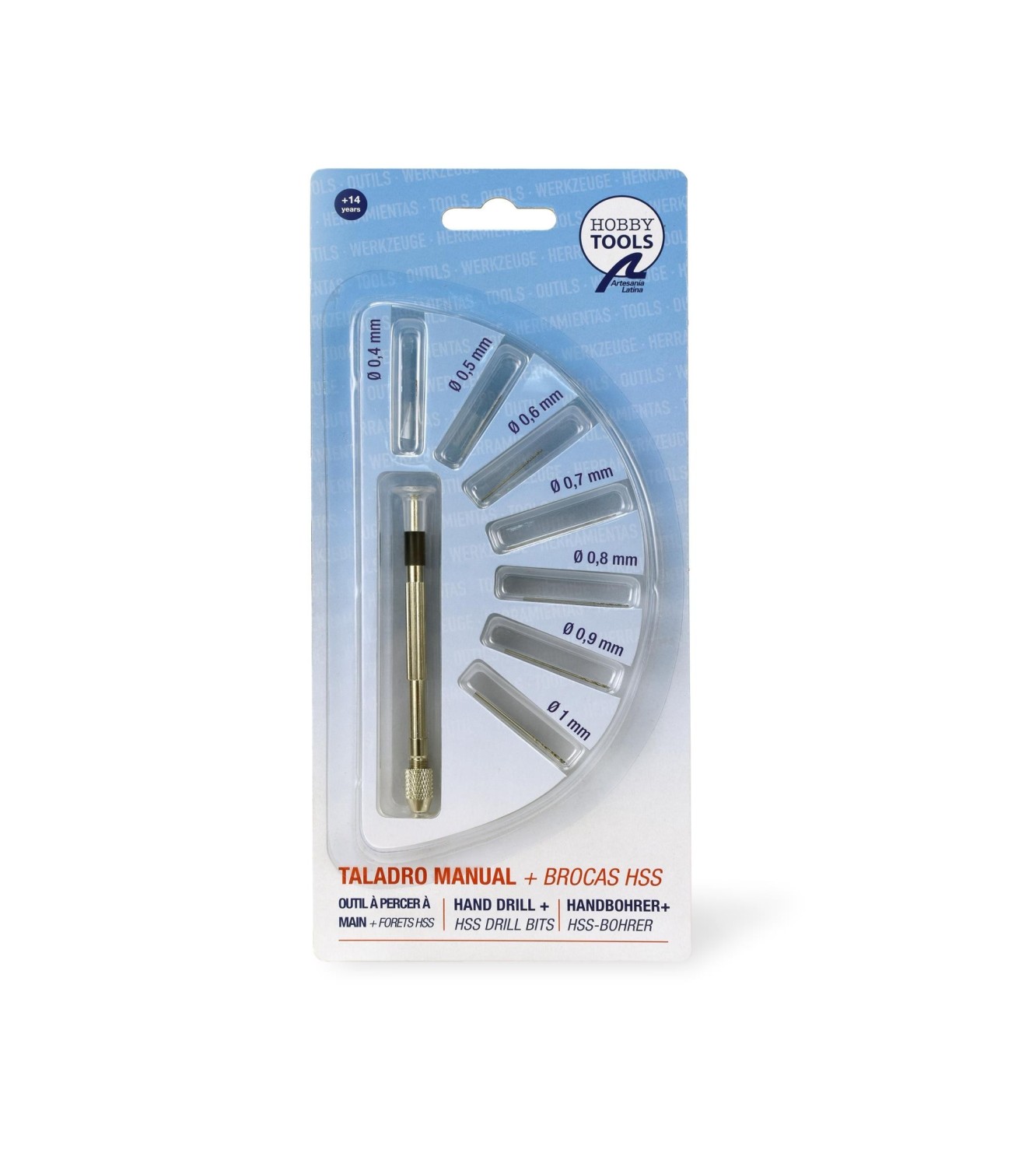 Mini håndboremaskine 7 HSS-bor op til 1 mm Modellering og håndværk