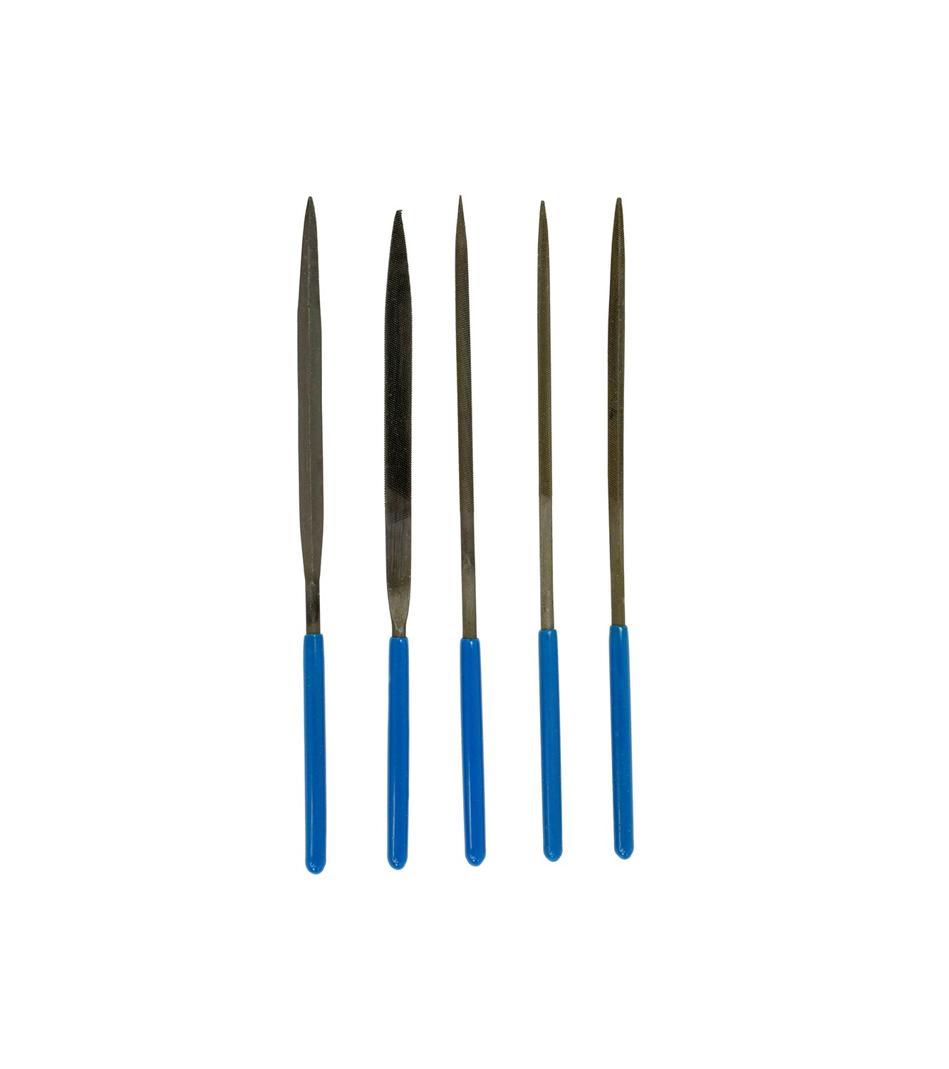 Vijlenset met ergonomische handgreep voor modelbouw (5 stuks)