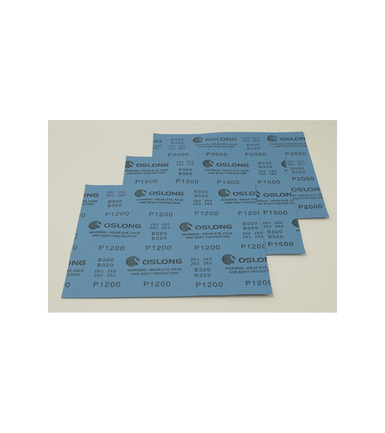 Set 3 Extra Fine Sandpapers 1200, 1500, 2000 Modeling Crafts