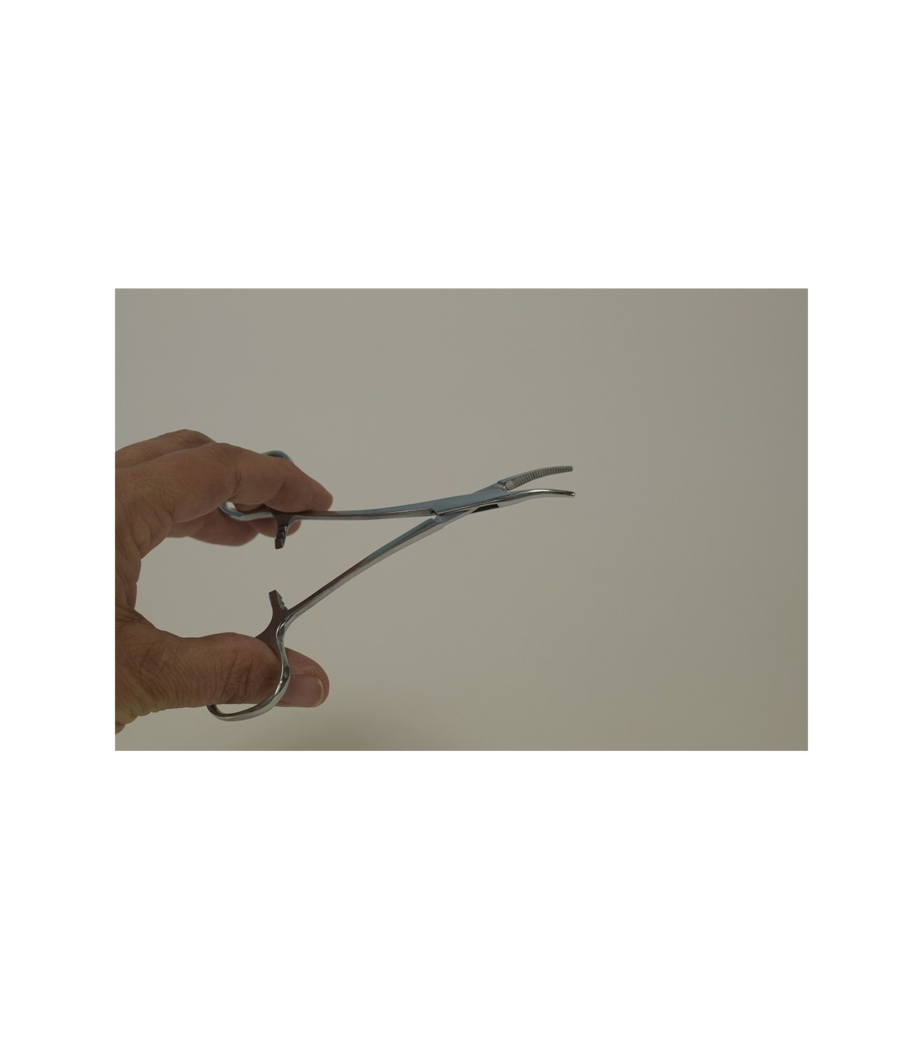 Curved Fastening Forceps for precision tasks on modeling & crafts