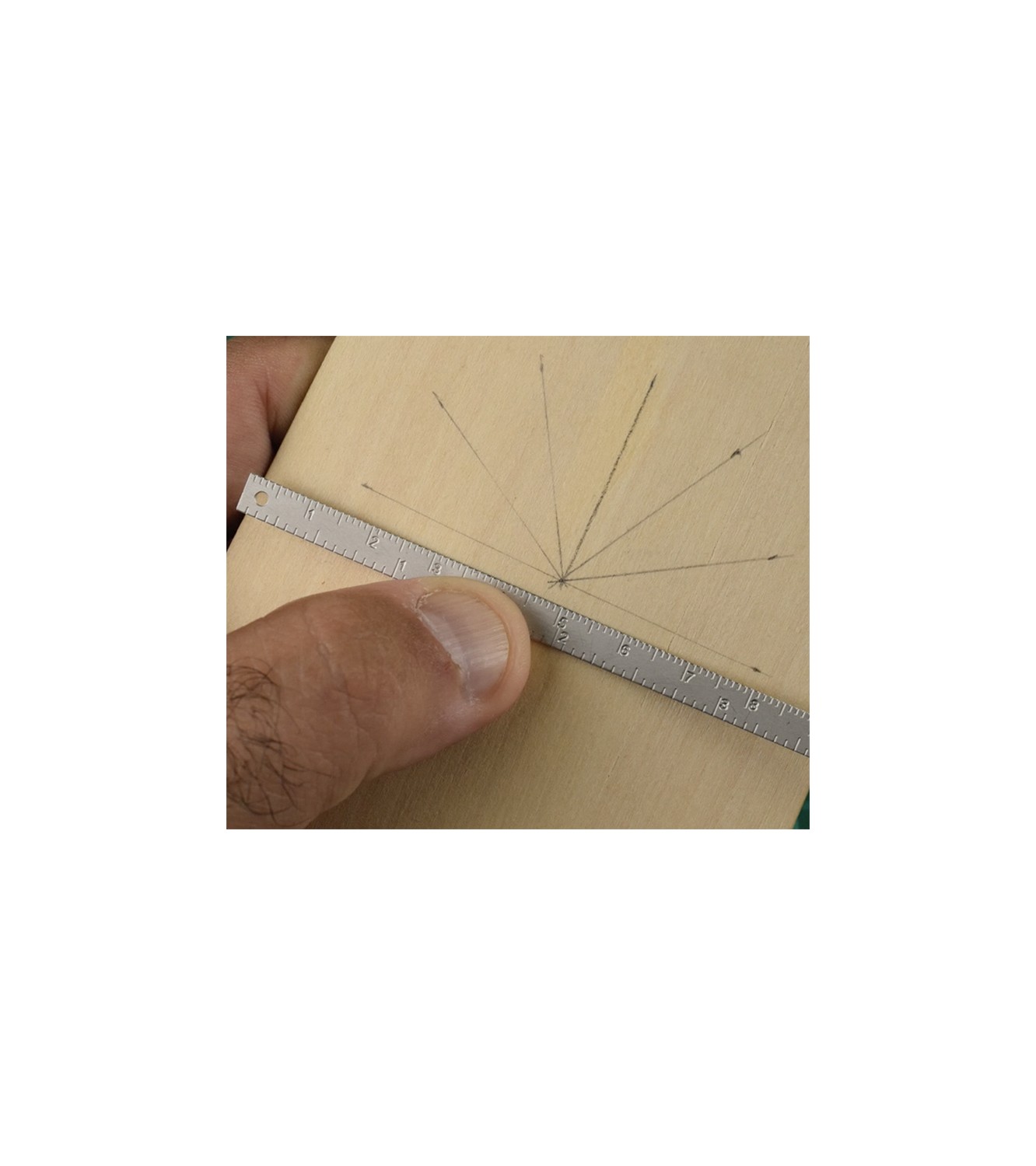 Micro Drawing Set for Modeling: place parts with measurement