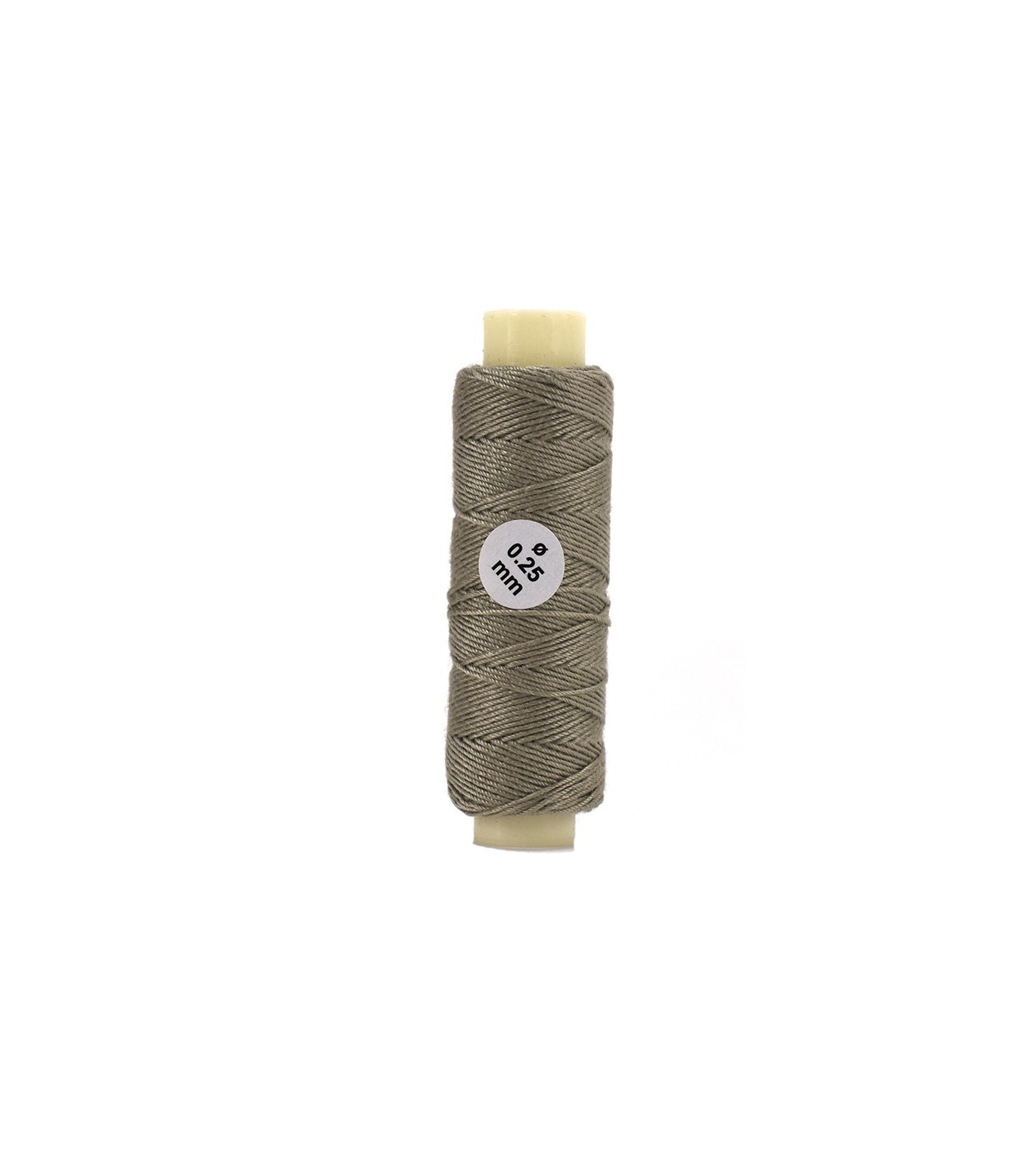 Cotton Thread: Beige Diameter 0.25 mm and Length 30 meters