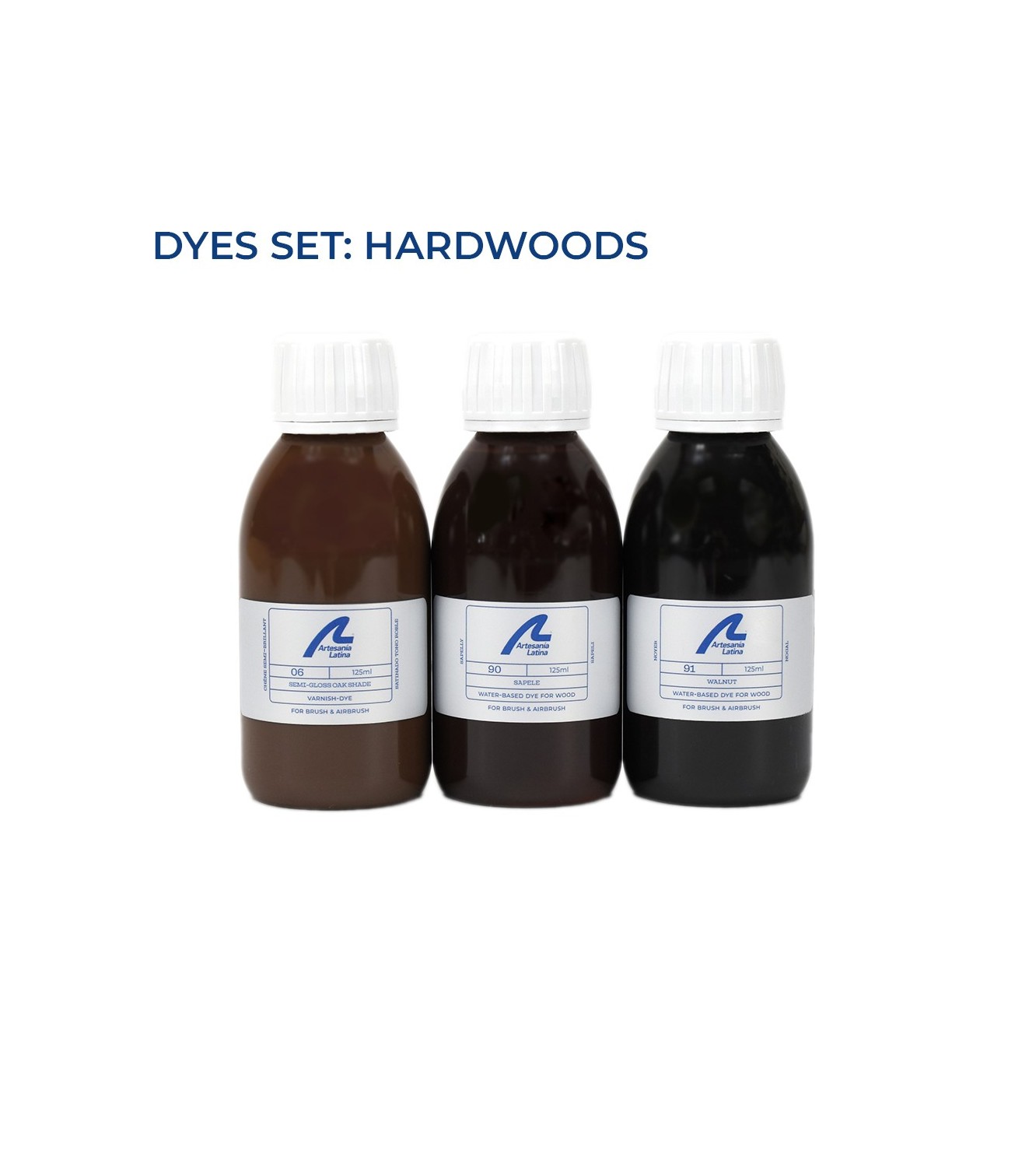 Harwoods Water-Based Dyes Set for Wooden Models and Crafts
