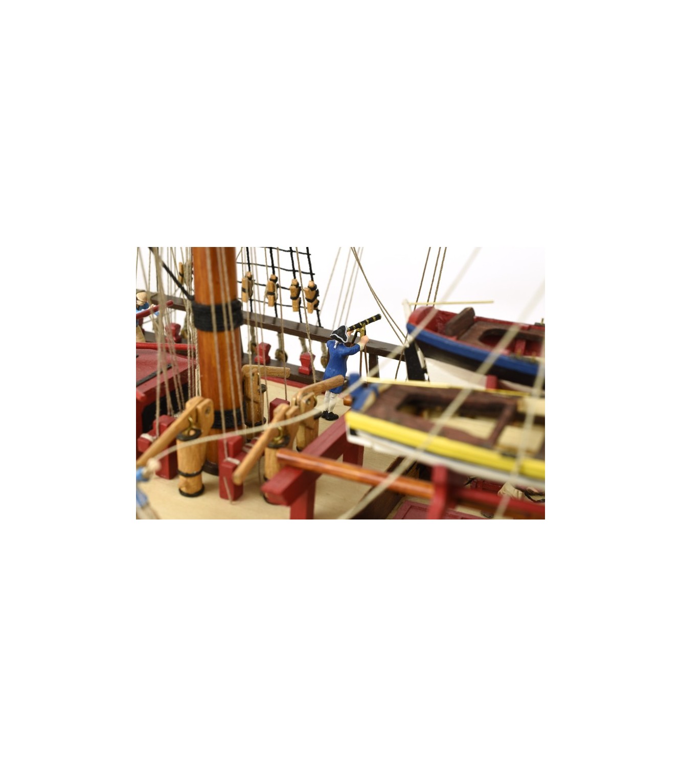 Set of 14 Metal Figurines with Accessories HMS Endeavour