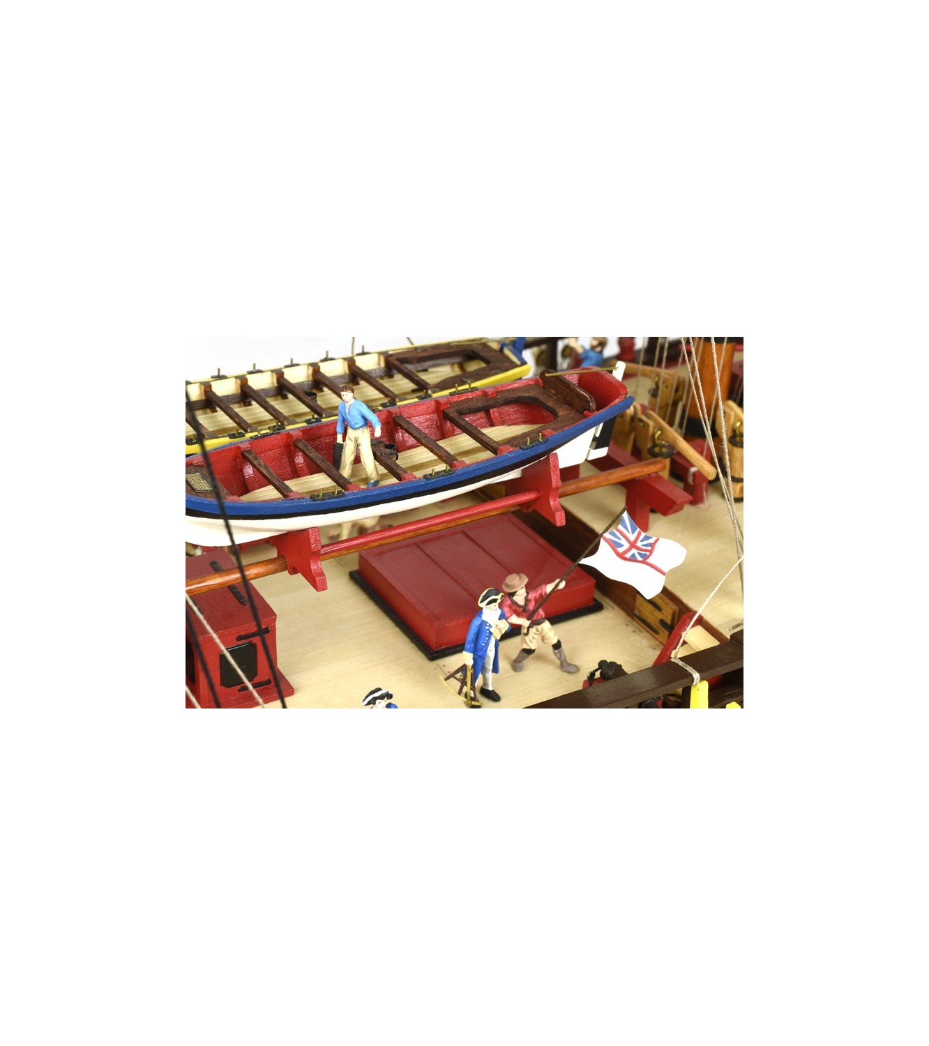 Set of 14 Metal Figurines with Accessories HMS Endeavour