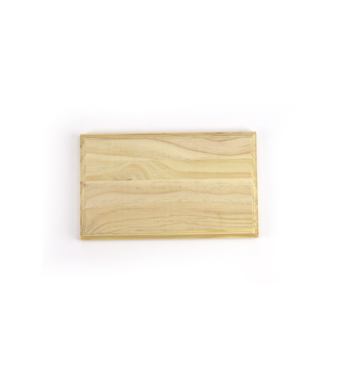 Solid Pine Wooden Exhibition Base Rectangular Shape (11.81''x7.08'')