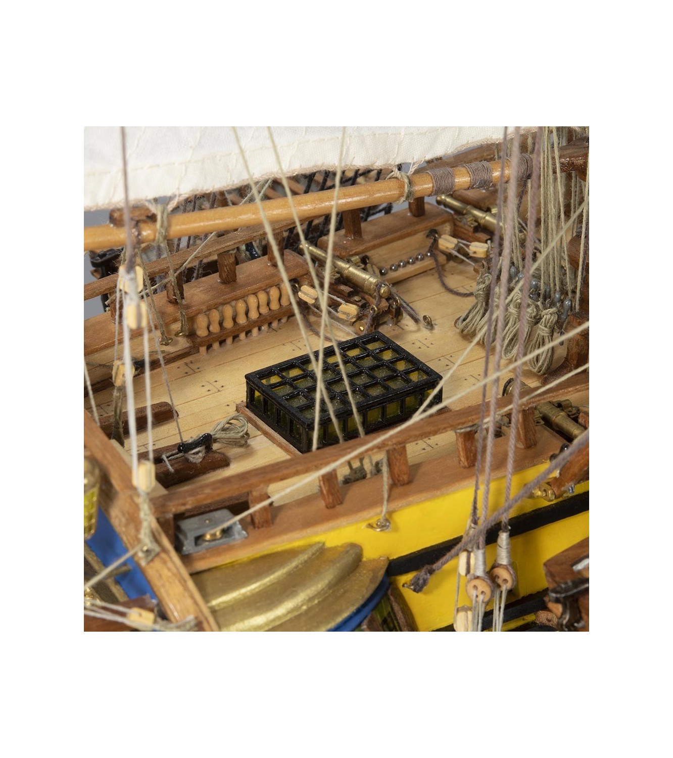 Wooden Model Ship Kit Spanish Line Ship Santa Ana 1:84 Scale