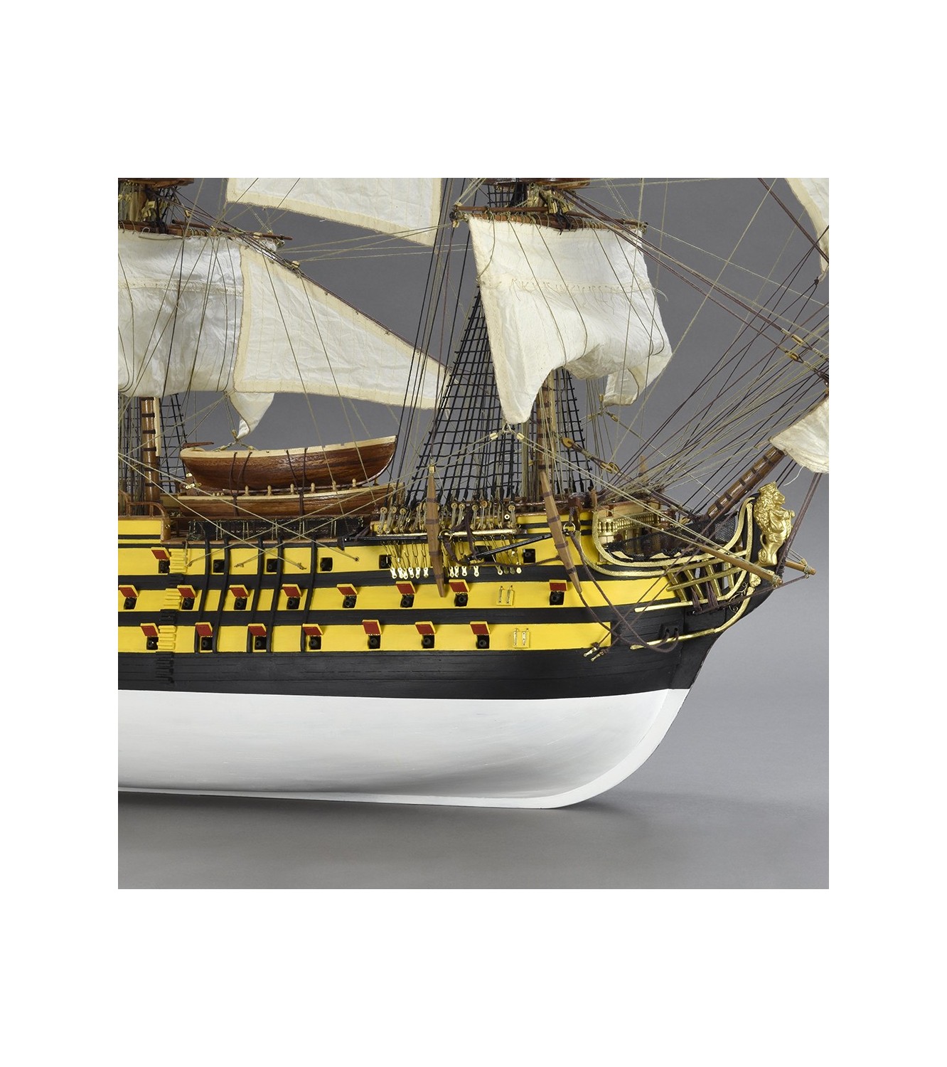 Wooden Model Ship Kit Spanish Line Ship Santa Ana 1:84 Scale