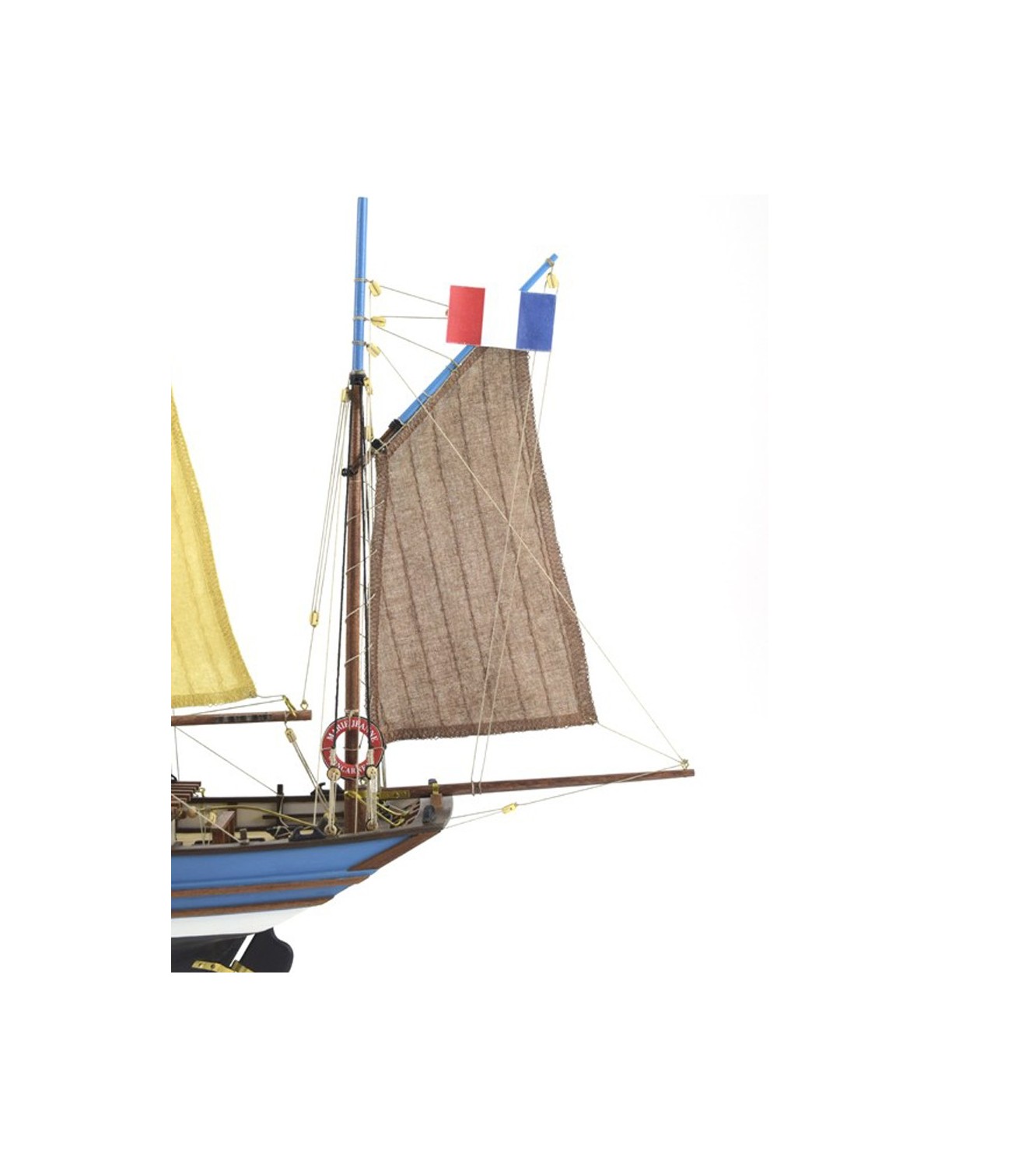 Wooden Model Ship Kit French Fishing Boat Marie Jeanne 1:50