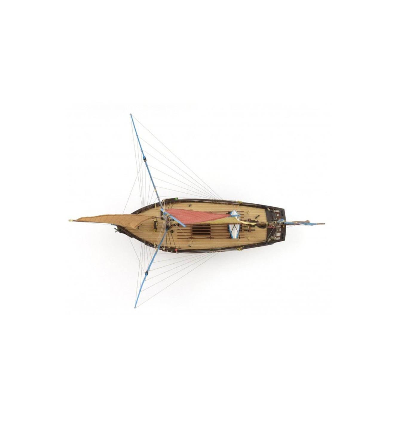 Wooden Model Ship Kit French Fishing Boat Marie Jeanne 1:50