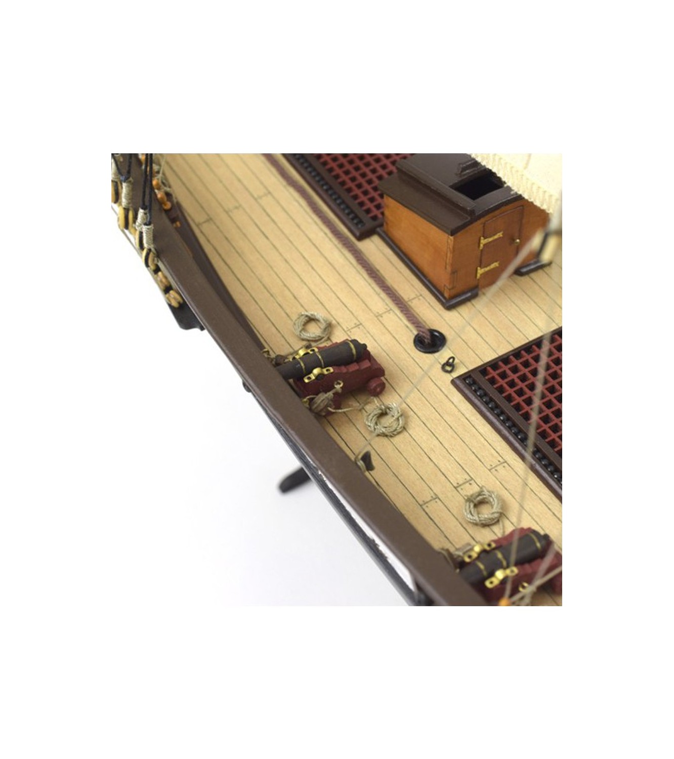 Wooden Model Ship Kit American Schooner Harvey 1:60